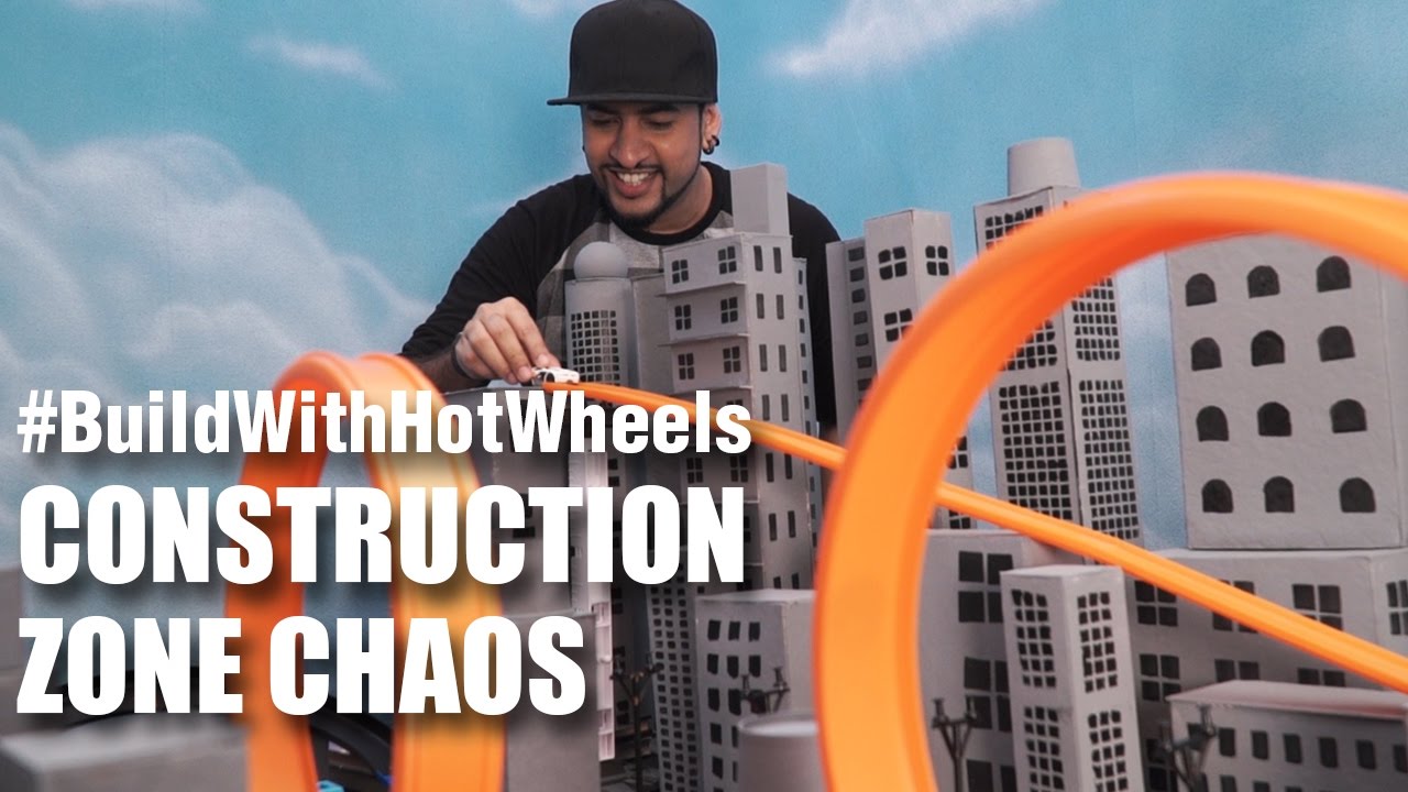 Mad Stuff With Rob | #BuildWithHotWheels - Construction Zone Chaos ...