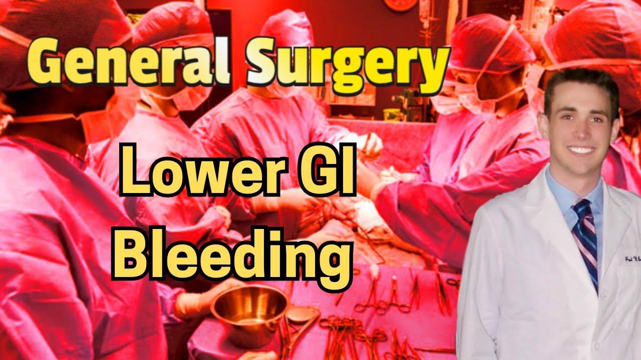 Lower GI Bleeding (updated 2024) - CRASH! Medical Review Series - YouTube