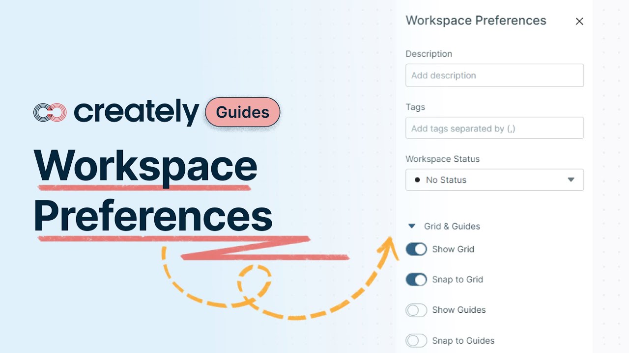 Creately Guides | Workspace Preferences - YouTube