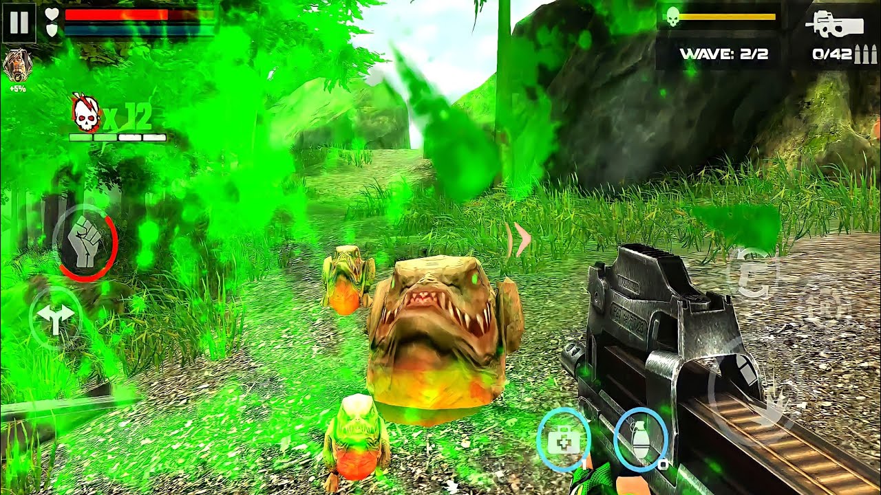 I Survive The Jungle & Kill The Alian Boss - DEAD TARGET: Zombies Games ...