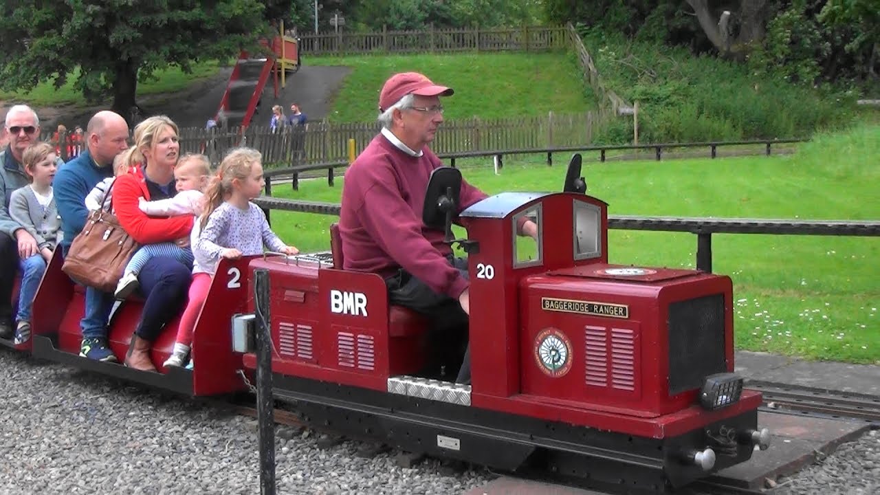 Baggeridge Park Miniature Railway, 11/06/17 - YouTube