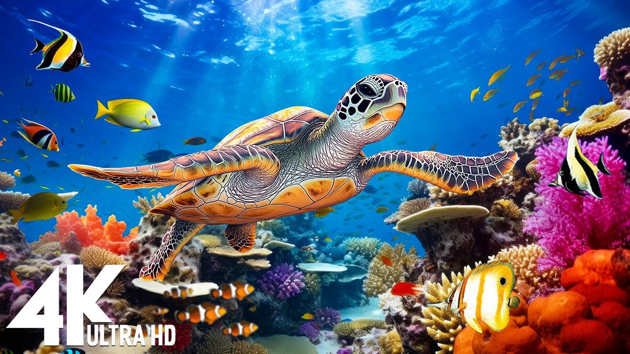 [NEW] 11HR Stunning 4K Underwater Footage-Rare & Colorful Sea Life ...
