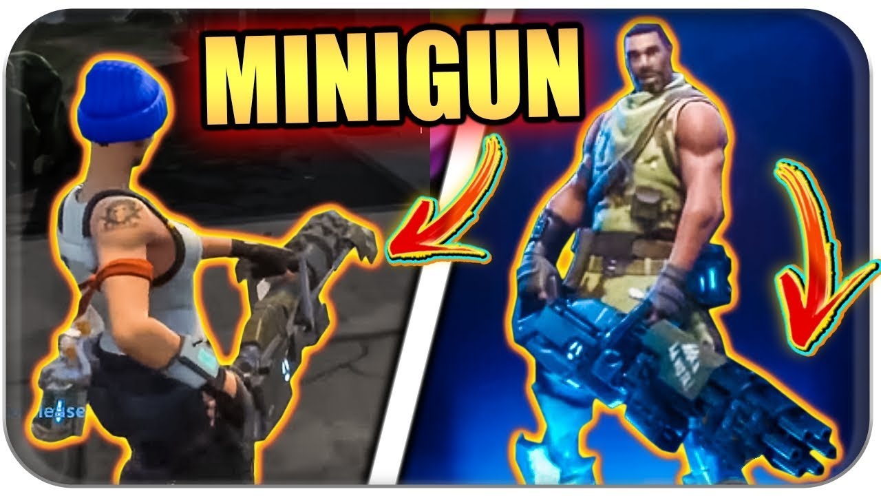 NEUE MINIGUN WAFFE + GAMEPLAY SZENEN | Fortnite Battle Royale Deutsch ...