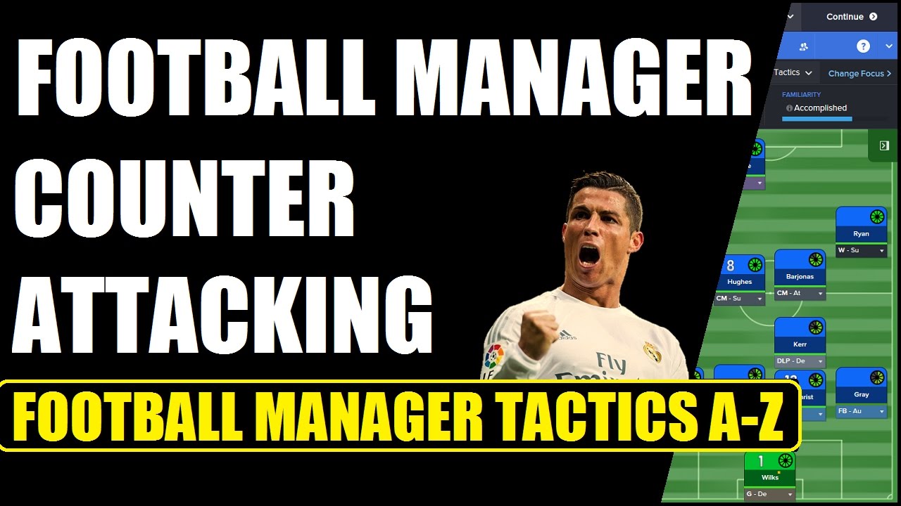 Football Manager Counter Attacking - YouTube