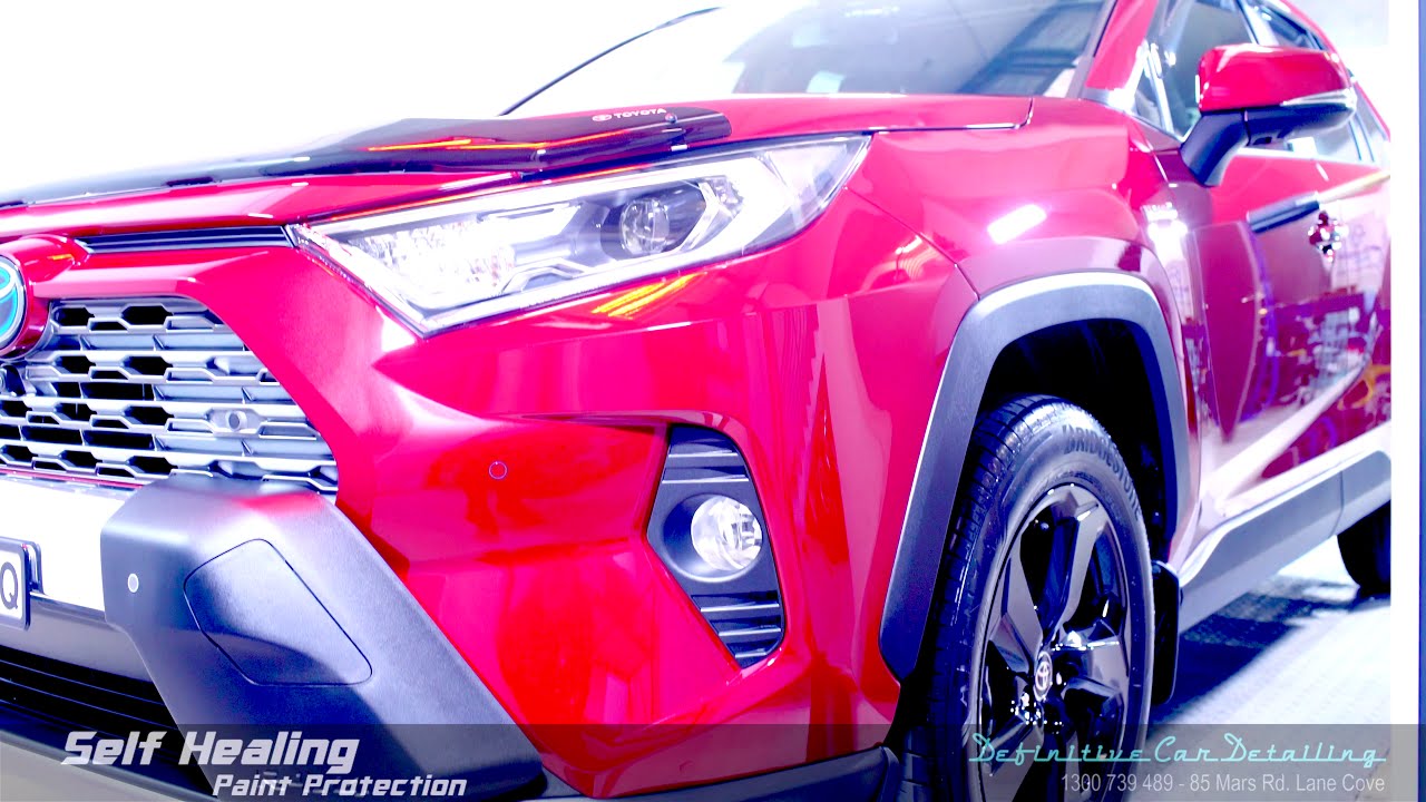 Toyota RAV4 Atomic Rush Red Definitive Sydney Self Healing Gel Ceramic ...