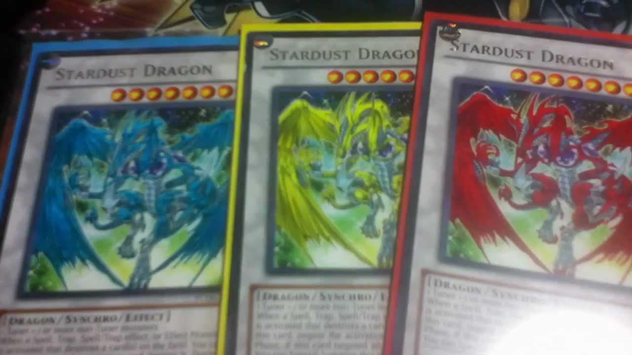 Yugioh Altered art cards(stardust Dragon) - YouTube