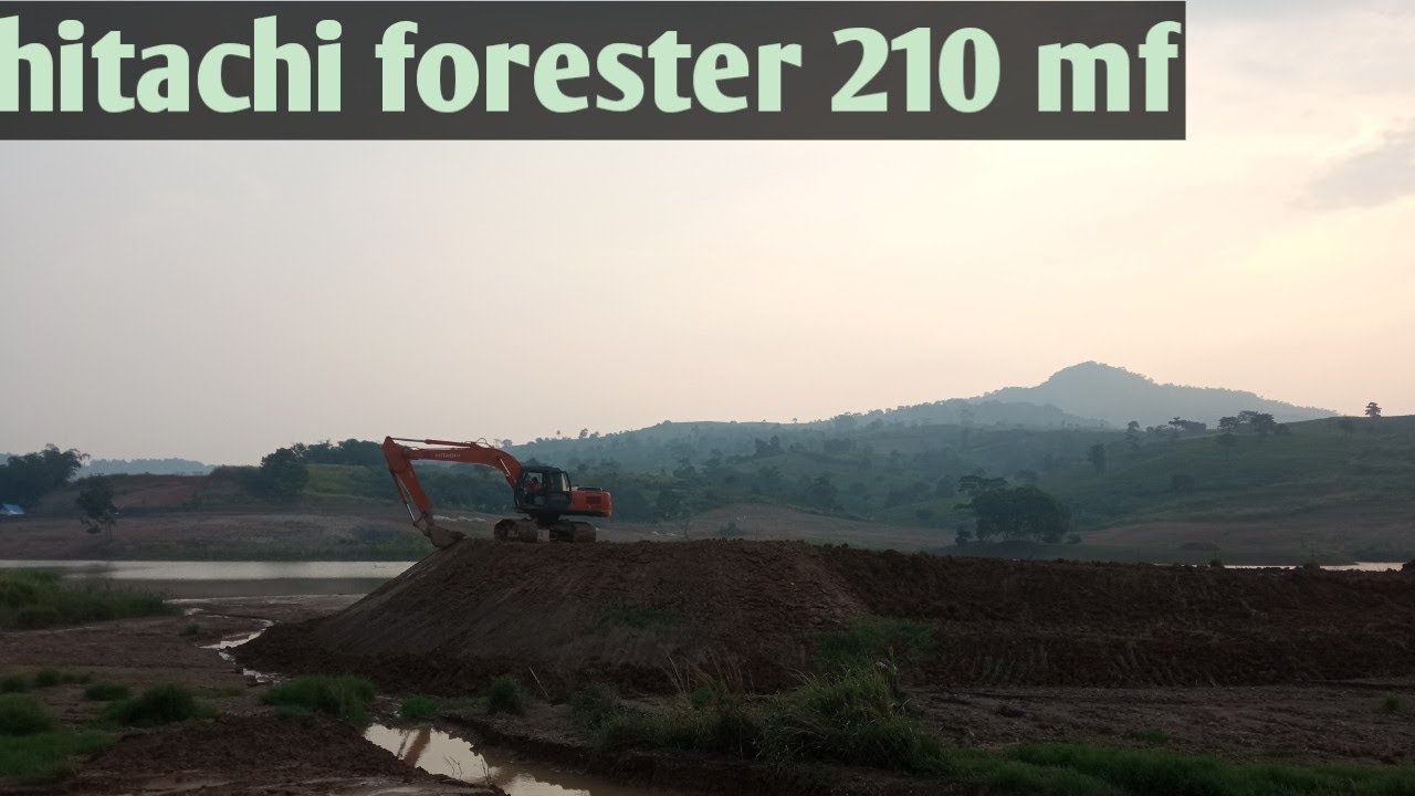 hitachi forester mf 210 bekerja - YouTube