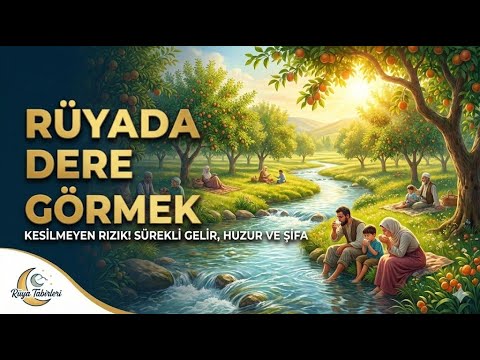 🏞️ Rüyada Dere Görmek (Kesilmeyen Rızık! Sürekli Gelir, Huzur ve Şifa)