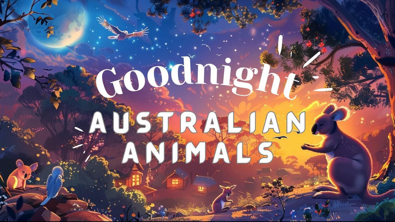 Goodnight Australian Animals 🦘 Short Story with Soothing Piano with ...