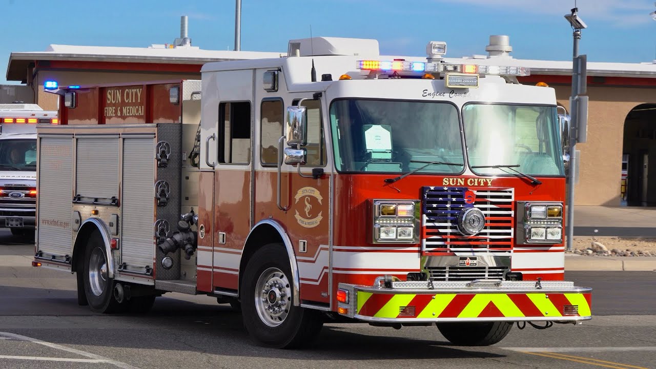 Sun City Fire & Medical Dept. (Reserve) Engine 132 and (Reserve) Medic ...