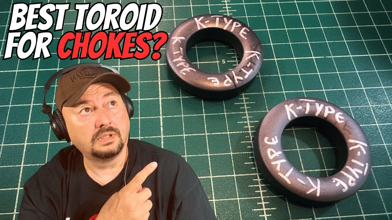 Ham Radio Antennas with K Type Toroid Balun Chokes - YouTube