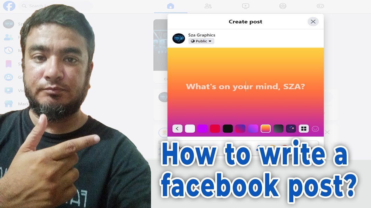 How to write facebook post? Must Watch - YouTube