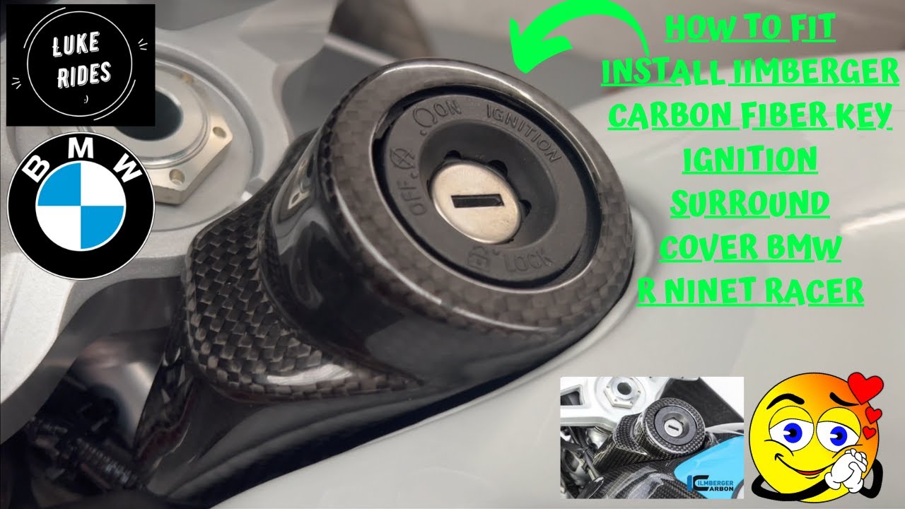 BMW R NineT Racer / How To Fit Install llmberger Gloss Carbon Fibre ...