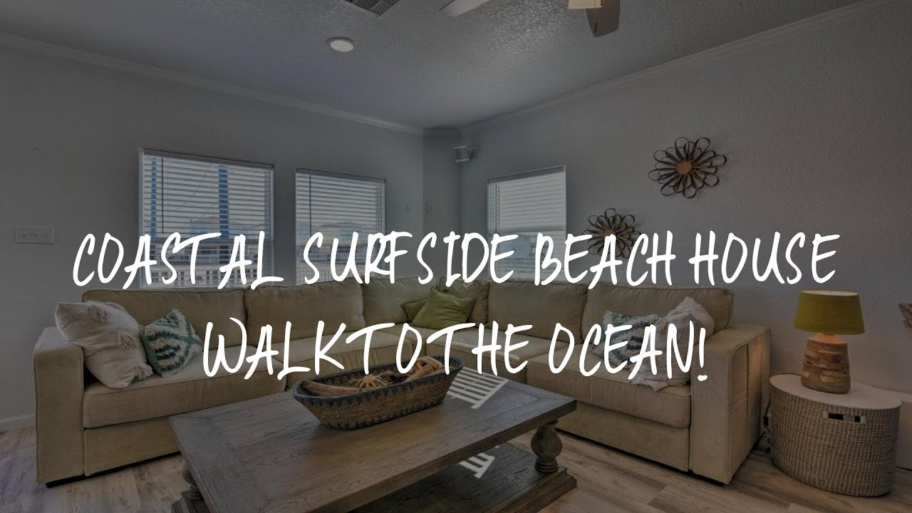 Coastal Surfside Beach House Walk to the Ocean! Review - Surfside Beach ...