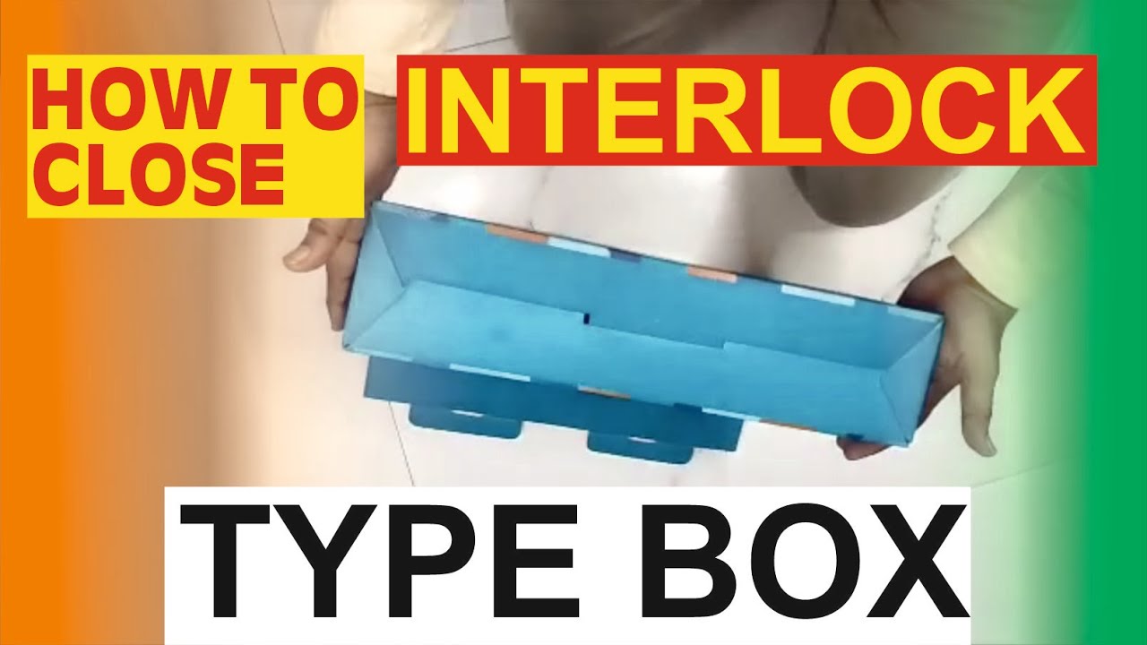 How to close interlock bottom box - YouTube