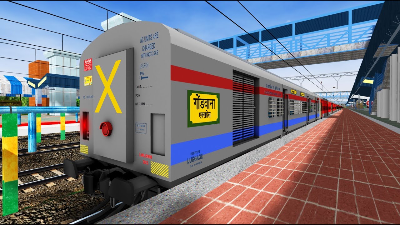 Raigarh - Hazrat Nizamuddin Gondwana Express (PT) From Gondia To Nagpur ...