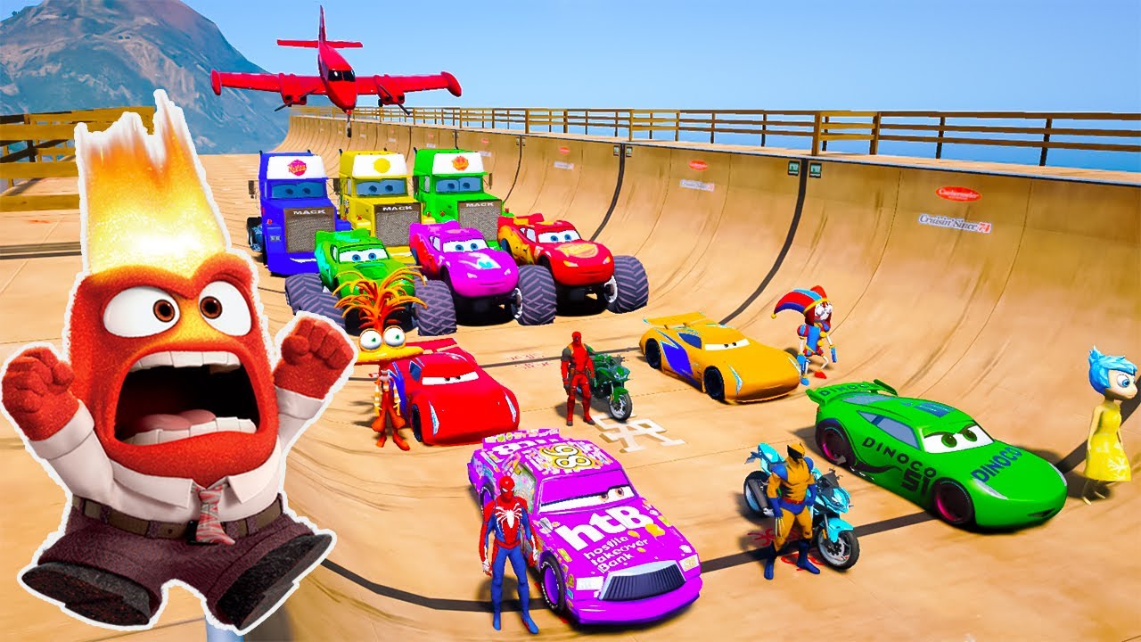 GTA V INSIDE OUT 2, SPIDERMAN 2, DEADPOOL 3 WOLVERINE, POPPY PLAYTIME 3 ...