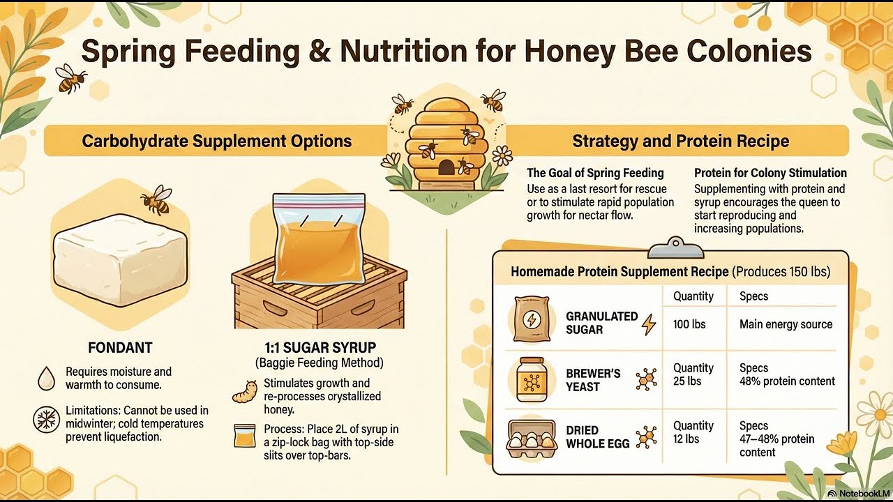 Spring Honey Bee Feeding Guide - YouTube
