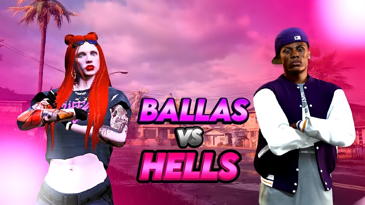 Ação de rua contra os Ballas | Hells Angels - GTA RP, Jade | EP.05 ...