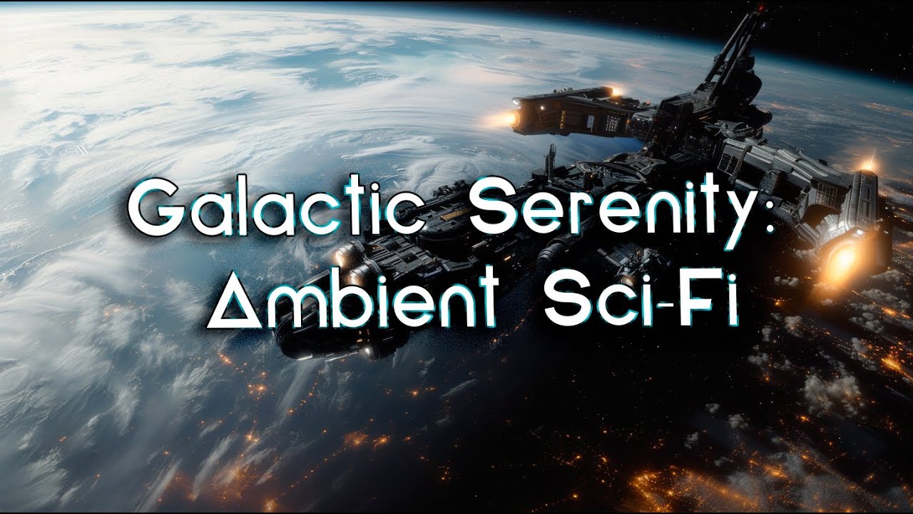 Galactic Serenity: Ambient Sci-Fi Music with Stunning Spacecraft Visuals | Deep Space Relaxation ...