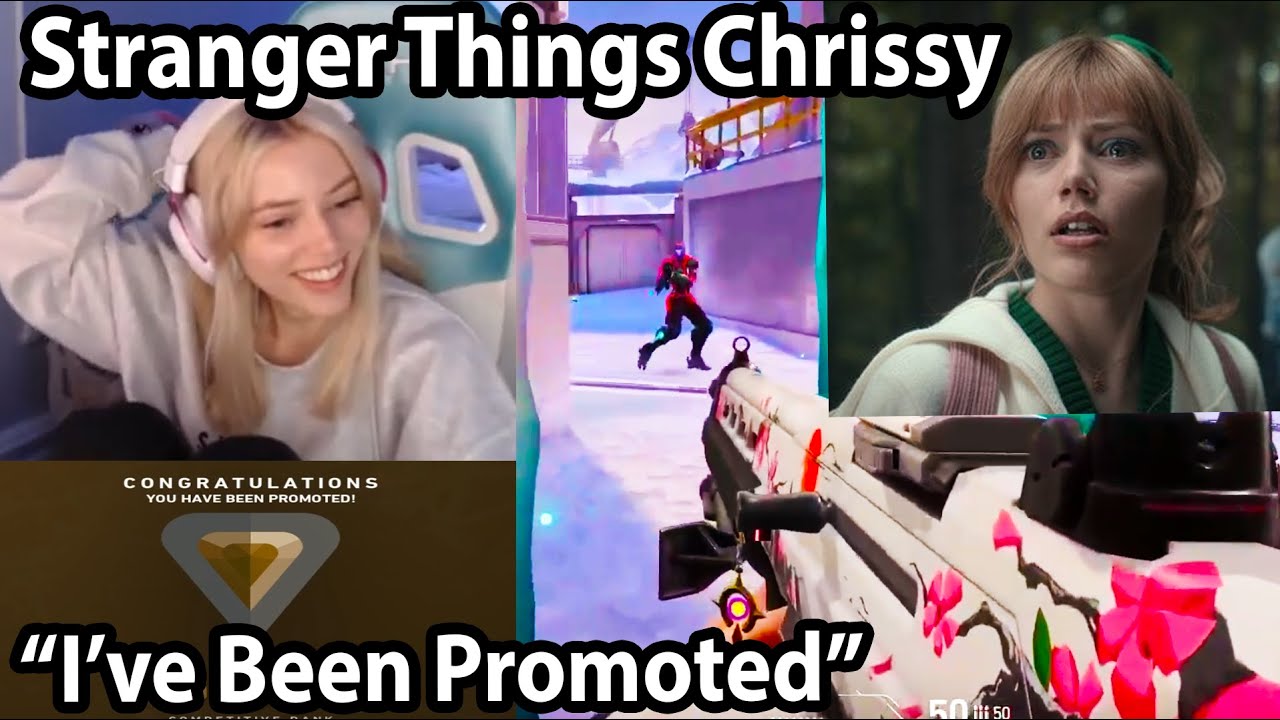 Stranger Things "Chrissy" 1v3 CLUTCH & RANK UP in Valorant - YouTube