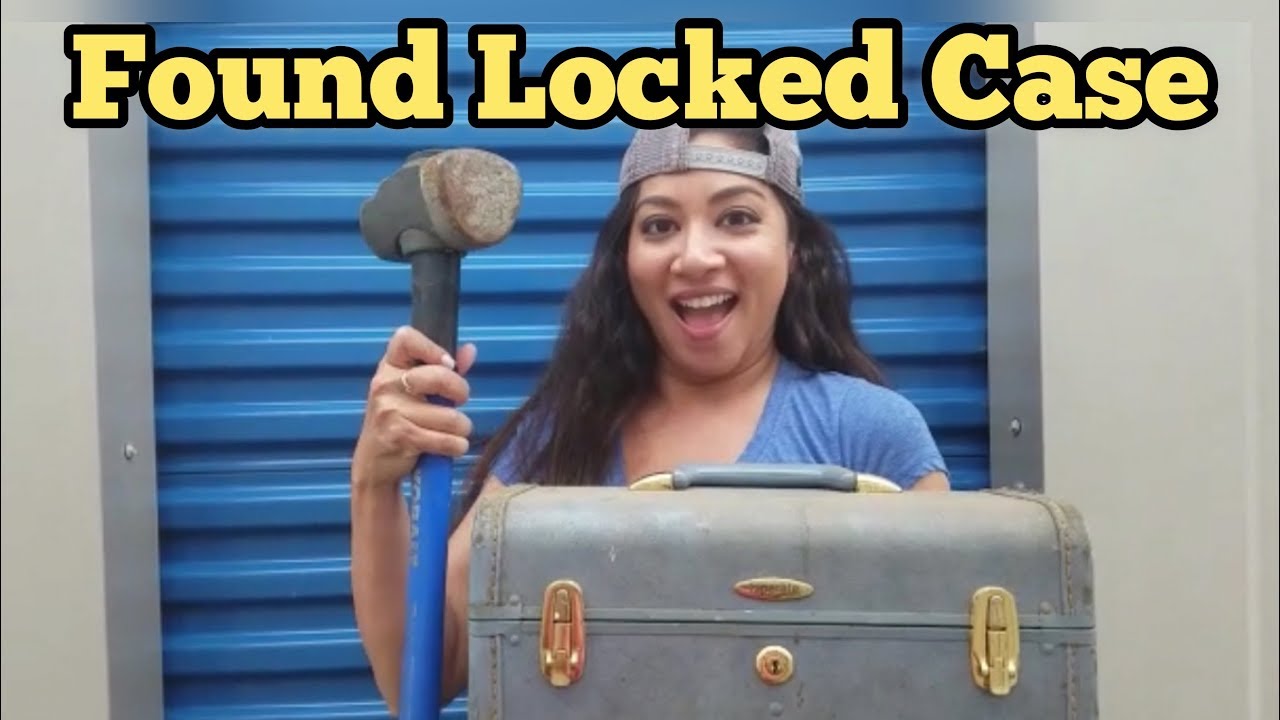 FOUND LOCKED CASE I Bought Abandoned Storage Unit Locker Opening ...