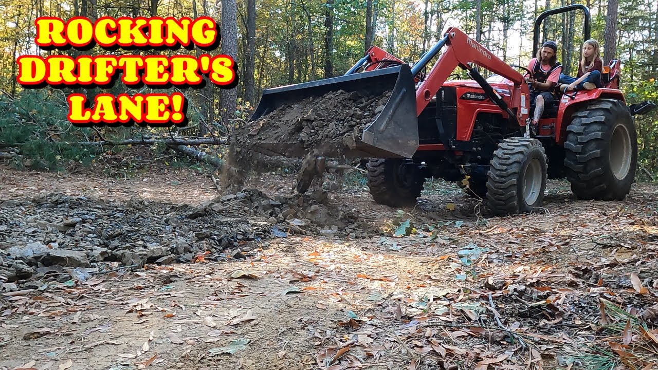 WORKIN THE ROAD | tractor work, couple builds tiny house, homesteading ...