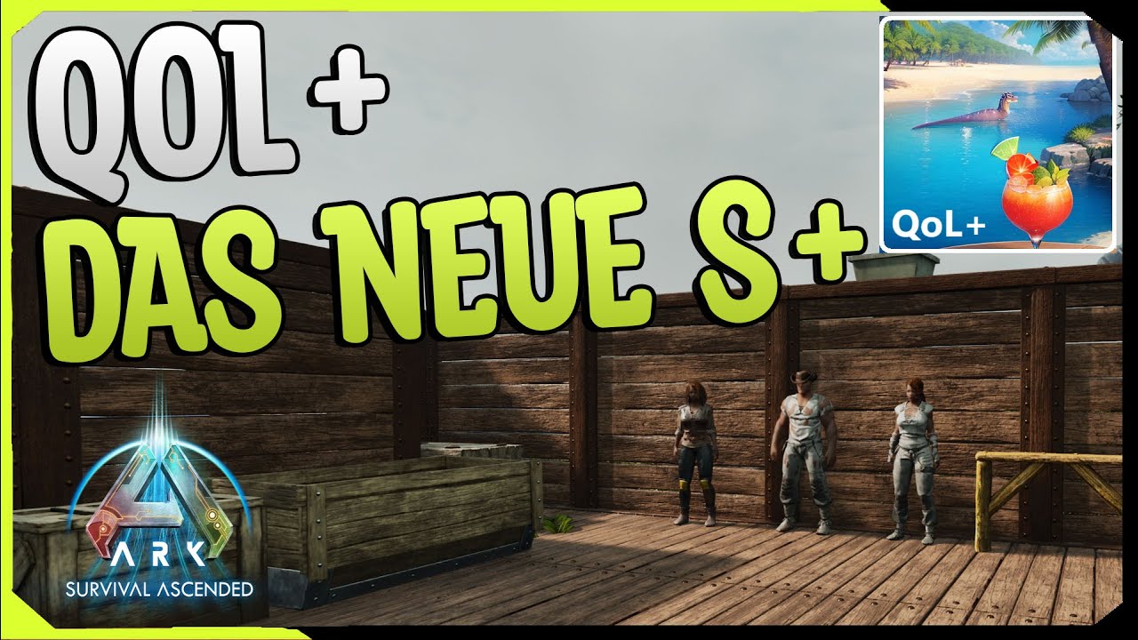 ARK Ascended QoL+ Mod | Das Neue S+ / Super Structure für ARK ASA - YouTube