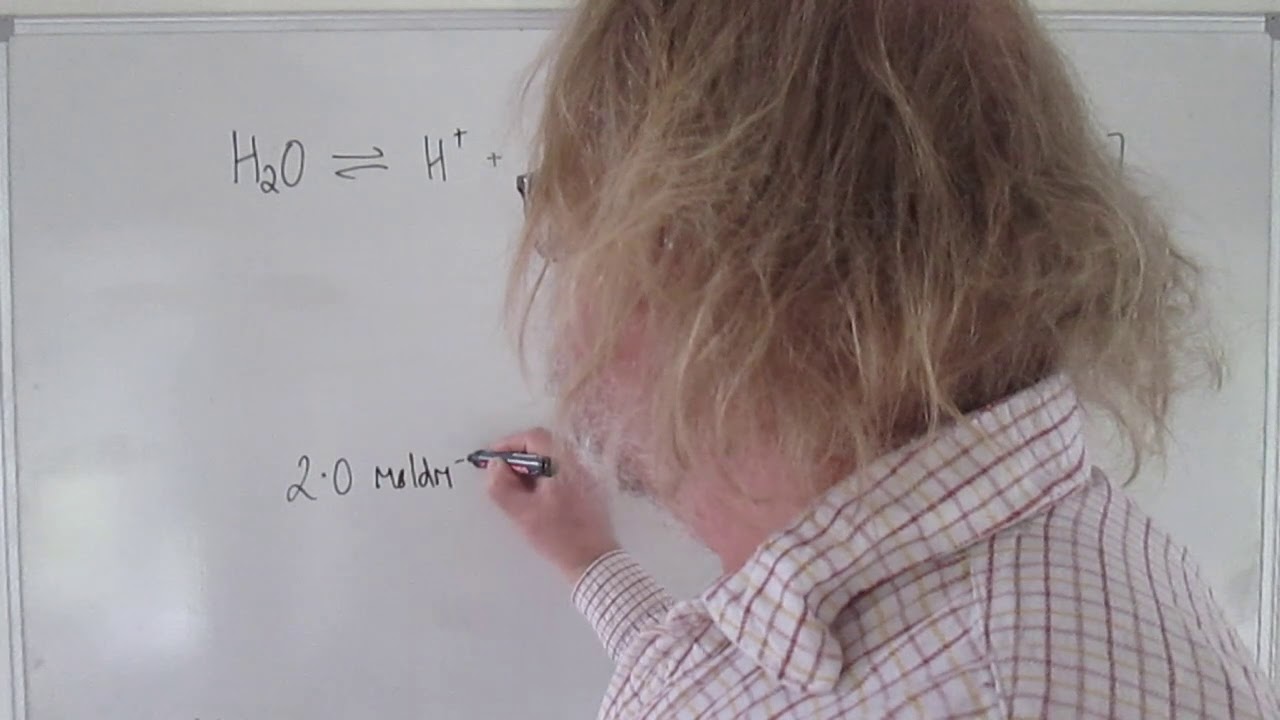 Ionization of water Kw pH of water and alkalis - YouTube