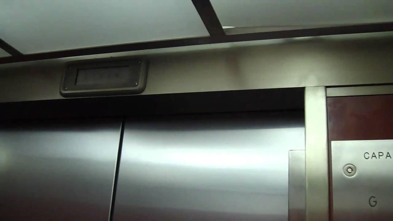 Otis Traction elevator @ UT Austin Main Building w ...