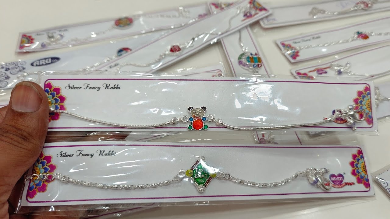 New Silver Rakhi designs with price | Chandi rakhi designs with price ...