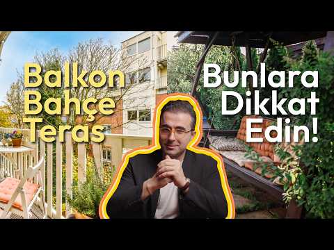 BALKON ve BAHÇELERİNİZ İÇİN ÖNERİLER!