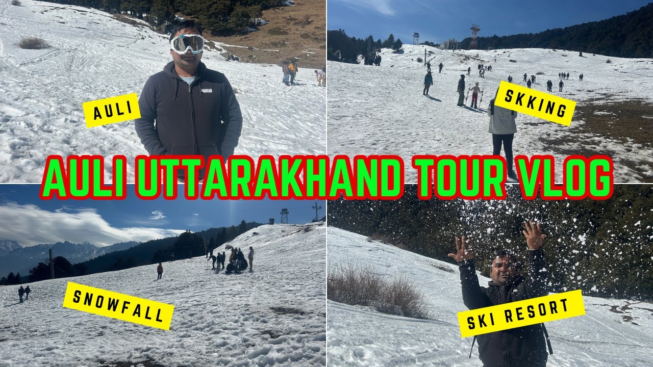 Auli Uttarakhand in February 2024, Auli latest video And Update, Auli ...