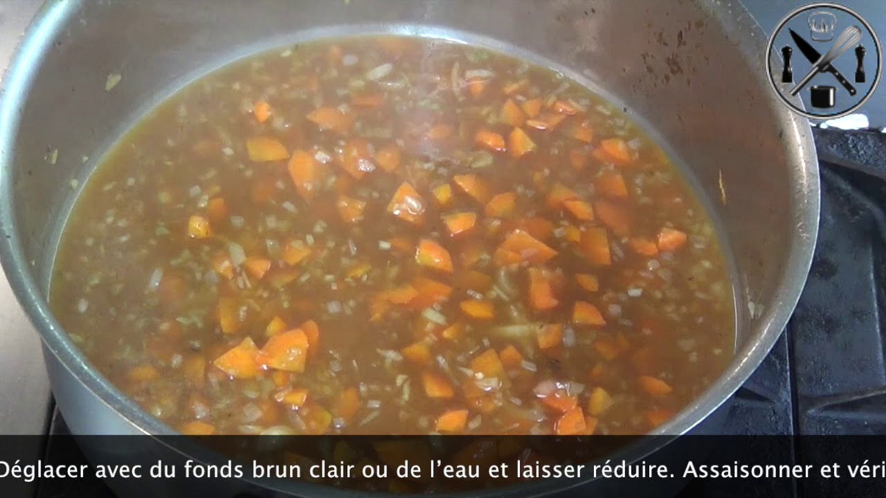 Réaliser un jus de rôti - YouTube