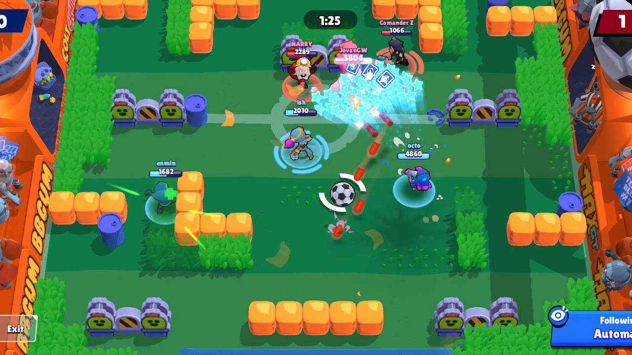 Brawl Ball - Barley gameplay with randoms - YouTube