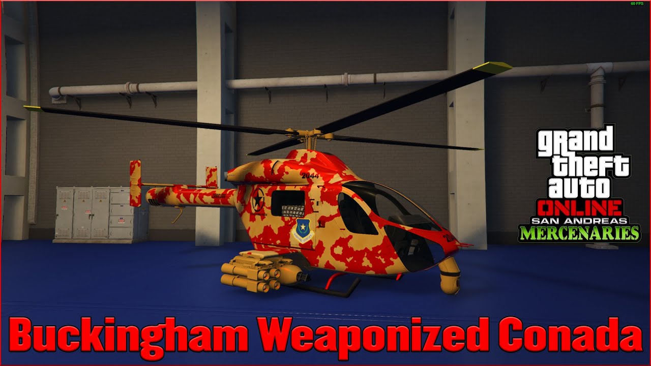 Gta Online : Buckingham Weaponized Conada | DLC Aircraft Customization ...