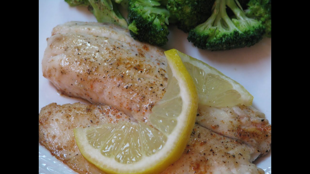 Sauteed fish filets, tilapia - YouTube