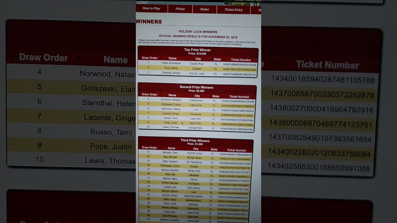 2nd chance winners is out 11/22/19 - YouTube