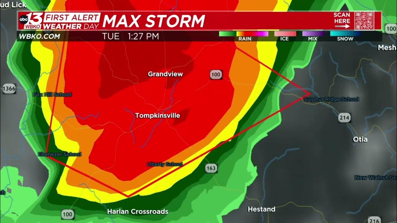 WBKO Severe Weather Coverage July 9, 2024 - YouTube