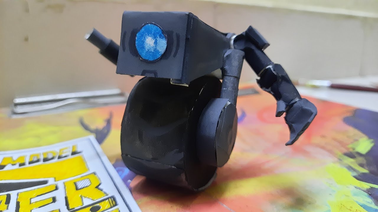 let's make a paper robot part2 #papermodel - YouTube