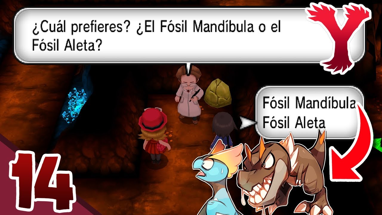 Guía Pokémon Y – ¡Conocemos al Team Flare y elegimos Fósil Mandíbula o ...