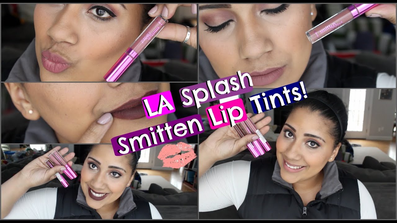 ♥♡LA SPLASH SMITTEN LIP TINTS: SWATCHES + REVIEW!♥♡ - YouTube