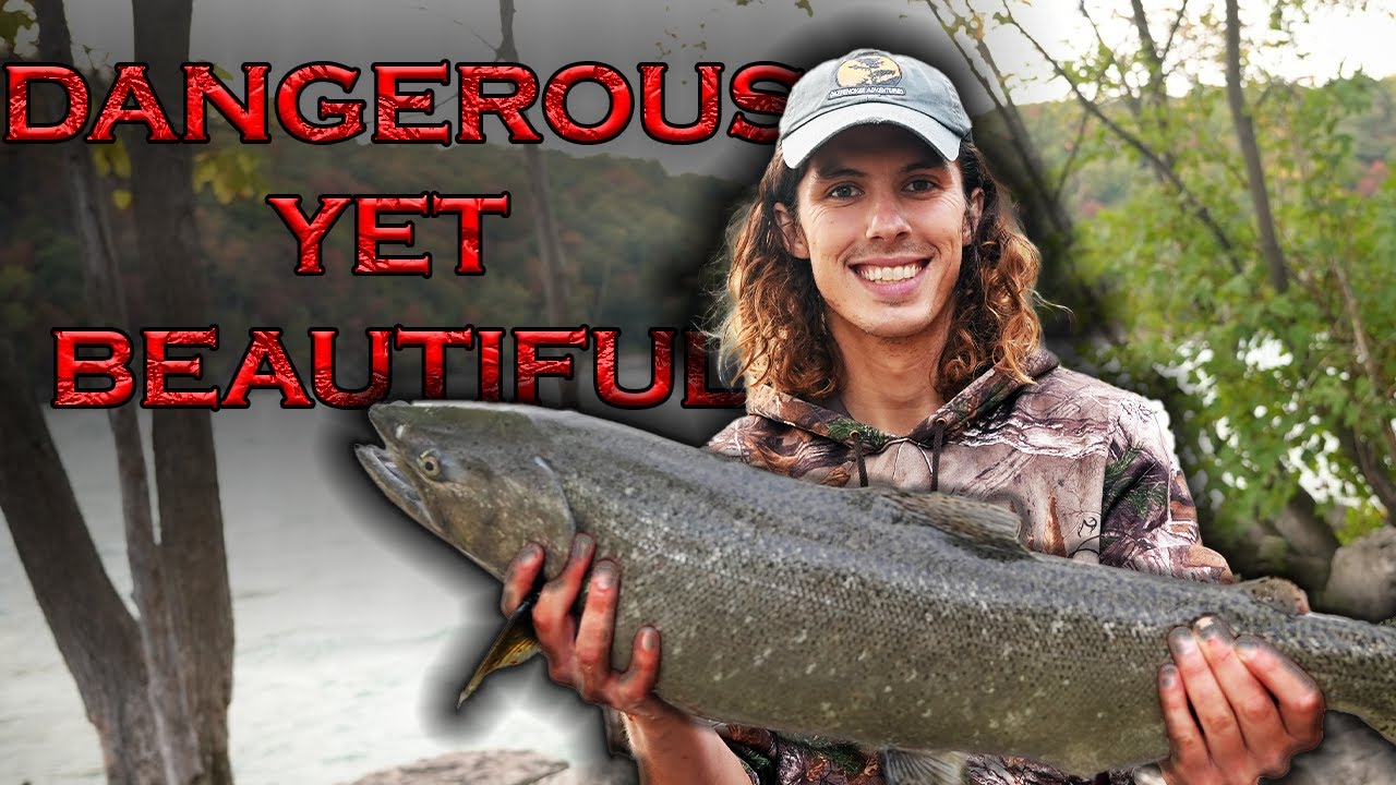 EXTREME Salmon and Steelhead fishing in CRAZY water! - YouTube