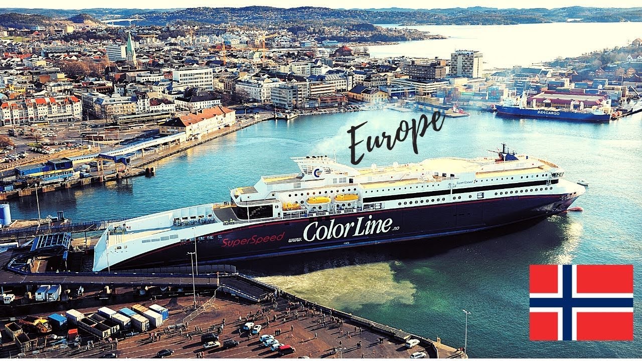 COLOR LINE CRUISE SHIP FROM DENMARK TO NORWAY | DJI MAVIC MINI DRONE ...