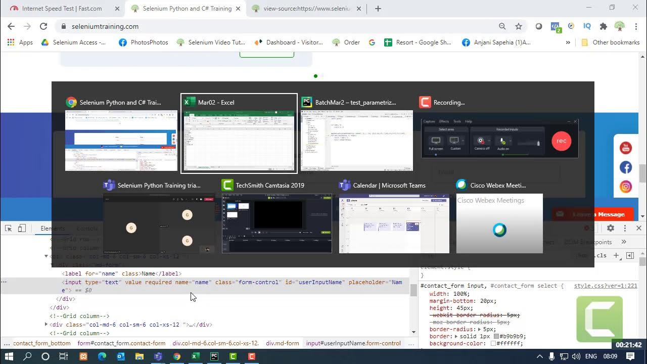 Selenium with Python Introduction Trial Class 4 || Whizdom trainings - YouTube