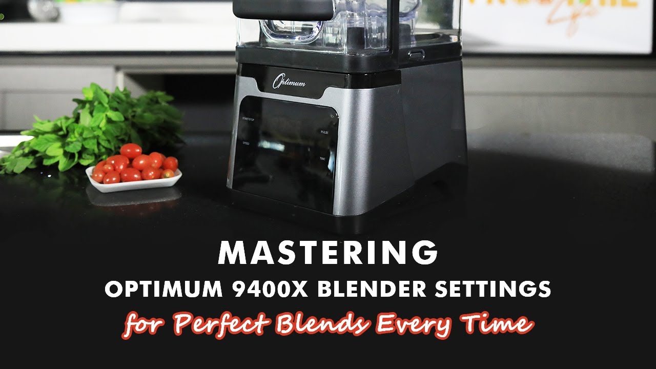 How To Customise Settings On The Optimum 9400X Blender 🔄🥤 - YouTube