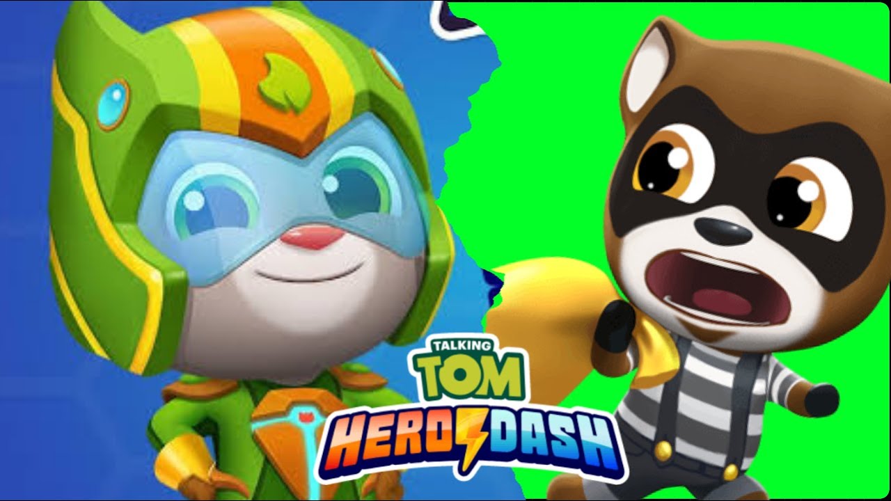 Talking Tom Hero Dash - Planet Power Tom In The Jungle Gameplay Android ...