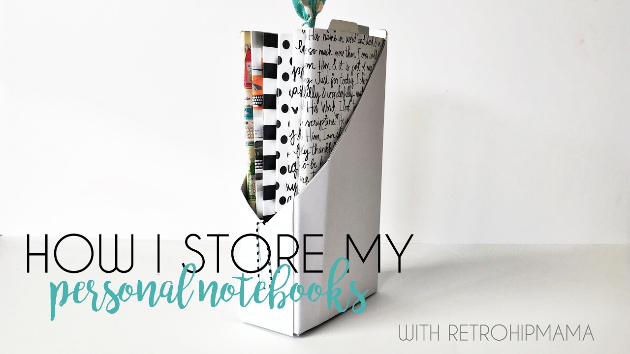 How I Store my Traveler's Notebooks // by retrohipmama - YouTube