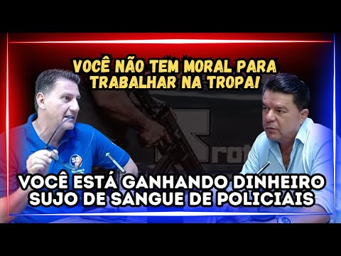 Você é BANDIDO, não merece a boina preta (ROTA) - Tenente da ROTA se ...