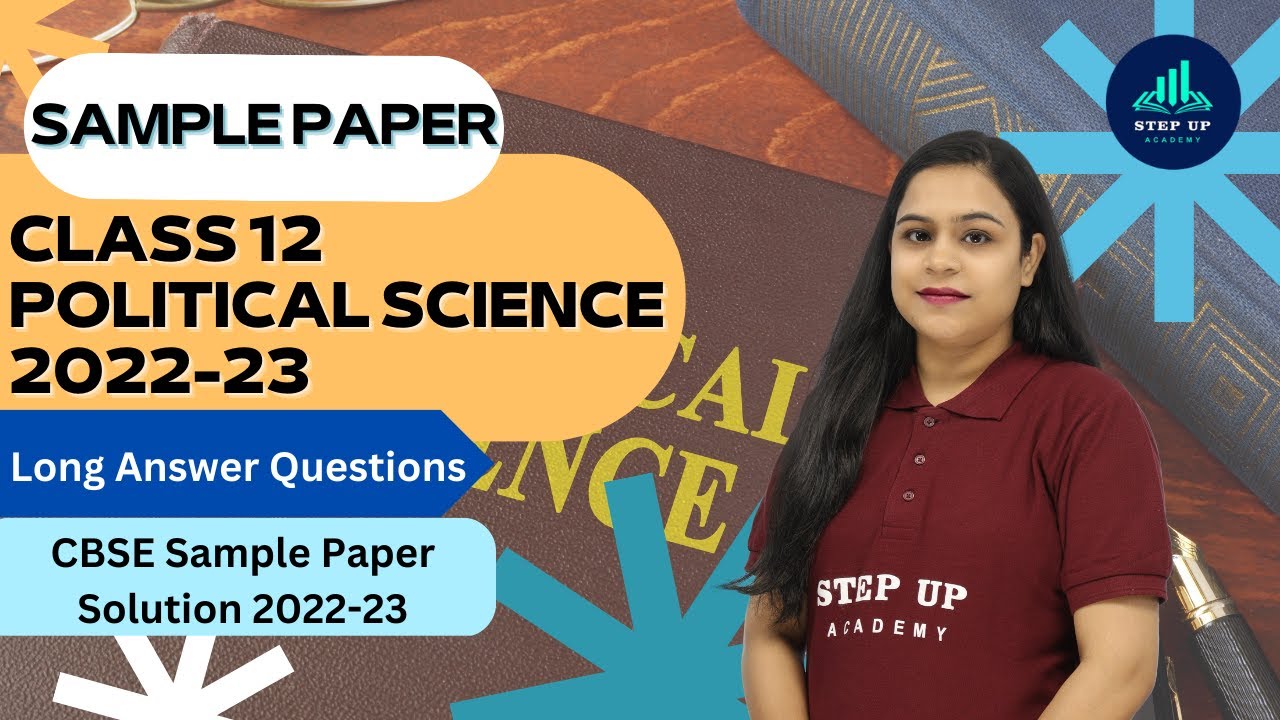 Class 12 Political Science Sample Paper Solution 2022-23 | Long Answer ...